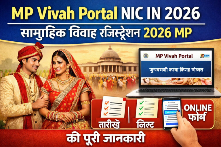 MP Vivah Portal NIC IN 2026: सामूहिक विवाह रजिस्ट्रेशन 2026 MP की पूरी जानकारी - Internet Hindu